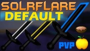Solrflare Default Edit PvP Texture Pack for Minecraft 1.8/1.7