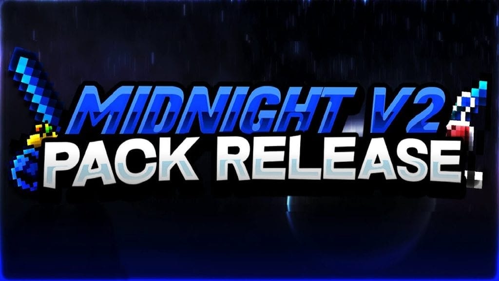 Midnight v2 PvP Texture Pack (FPS Friendly + Blue Themed UHC Pack)