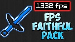 Faithful 8x8 PvP Texture Pack - LAG FREE for Minecraft - ZERO LAG FPS UHC