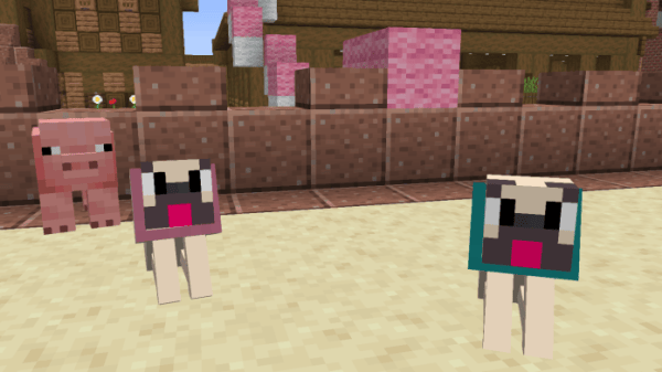 Pugs In Minecraft 1.15 - replace wolves with pugs Download