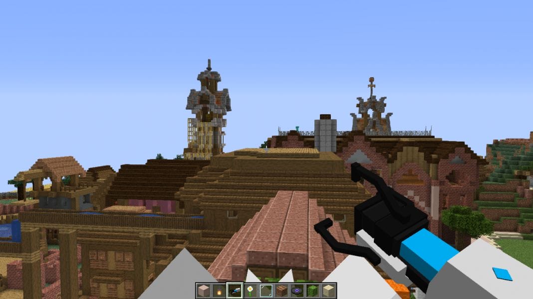 Portal Gun Bow 1.15.1 Weapon Texture Pack Free Download