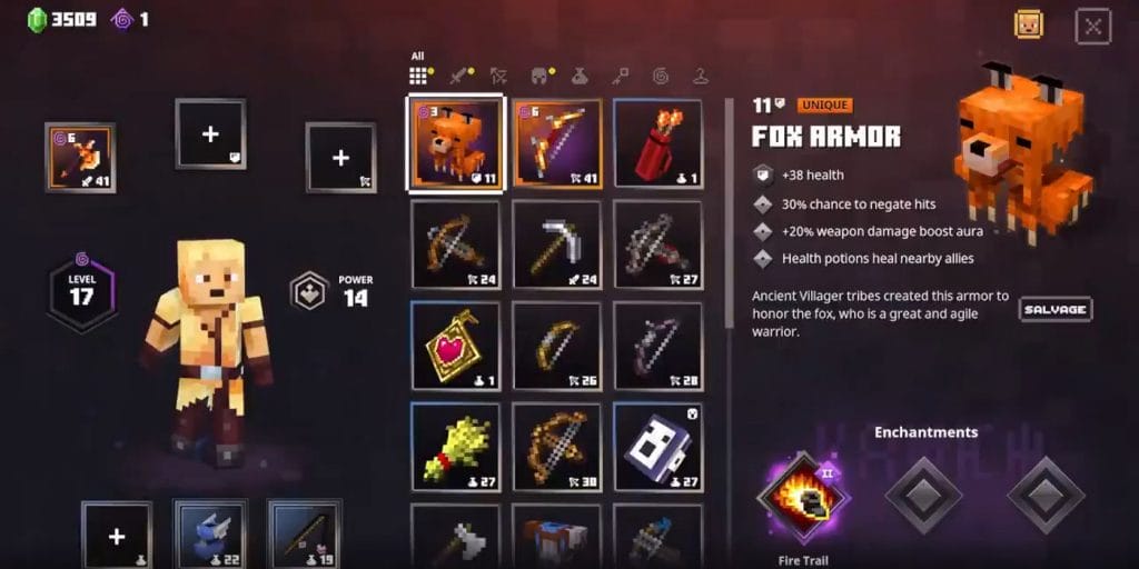 The New Minecraft Dungeons Guide to Gearing Your Character