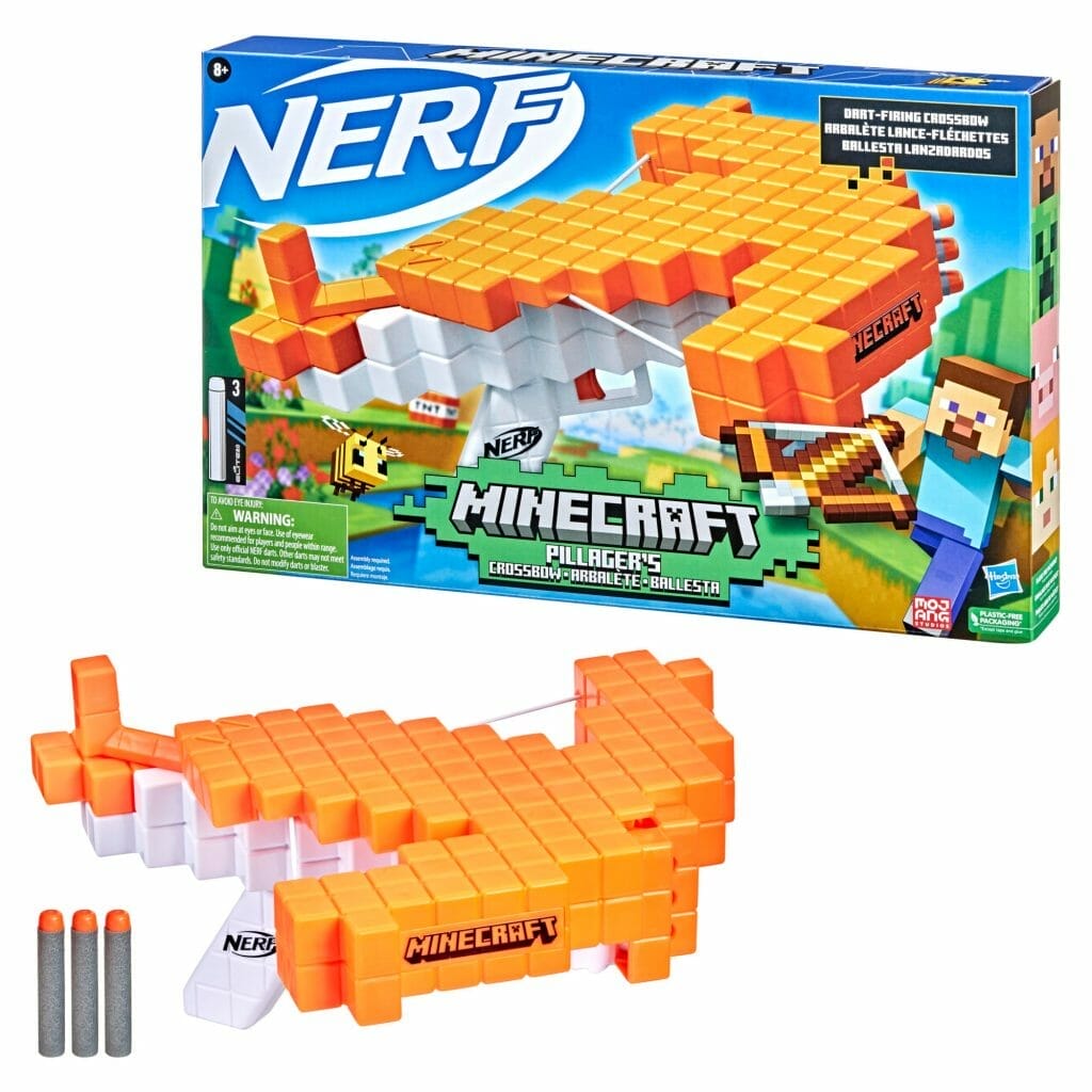 New Minecraft Blasters Amazingly Released by Nerf and Mojang