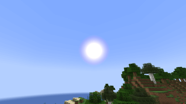 Circular Sun and Moon 1.19.3 Texture Pack Free Downloads