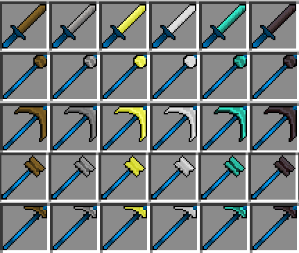 RPG PVP Swords and Tools 1.19.3 Texture Pack Free Download